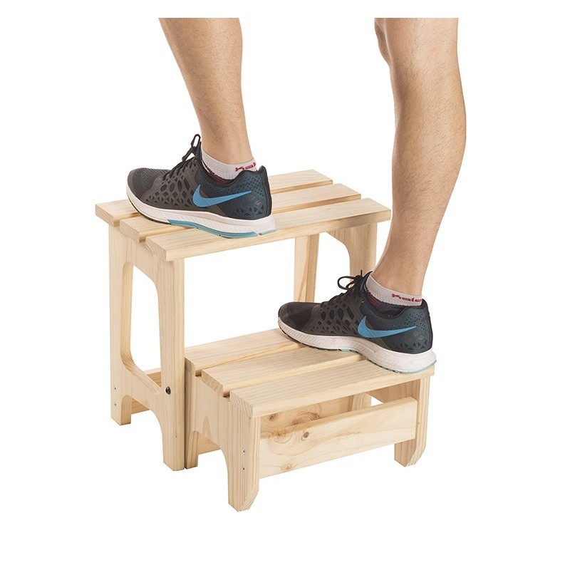 Marche-pied en pin massif